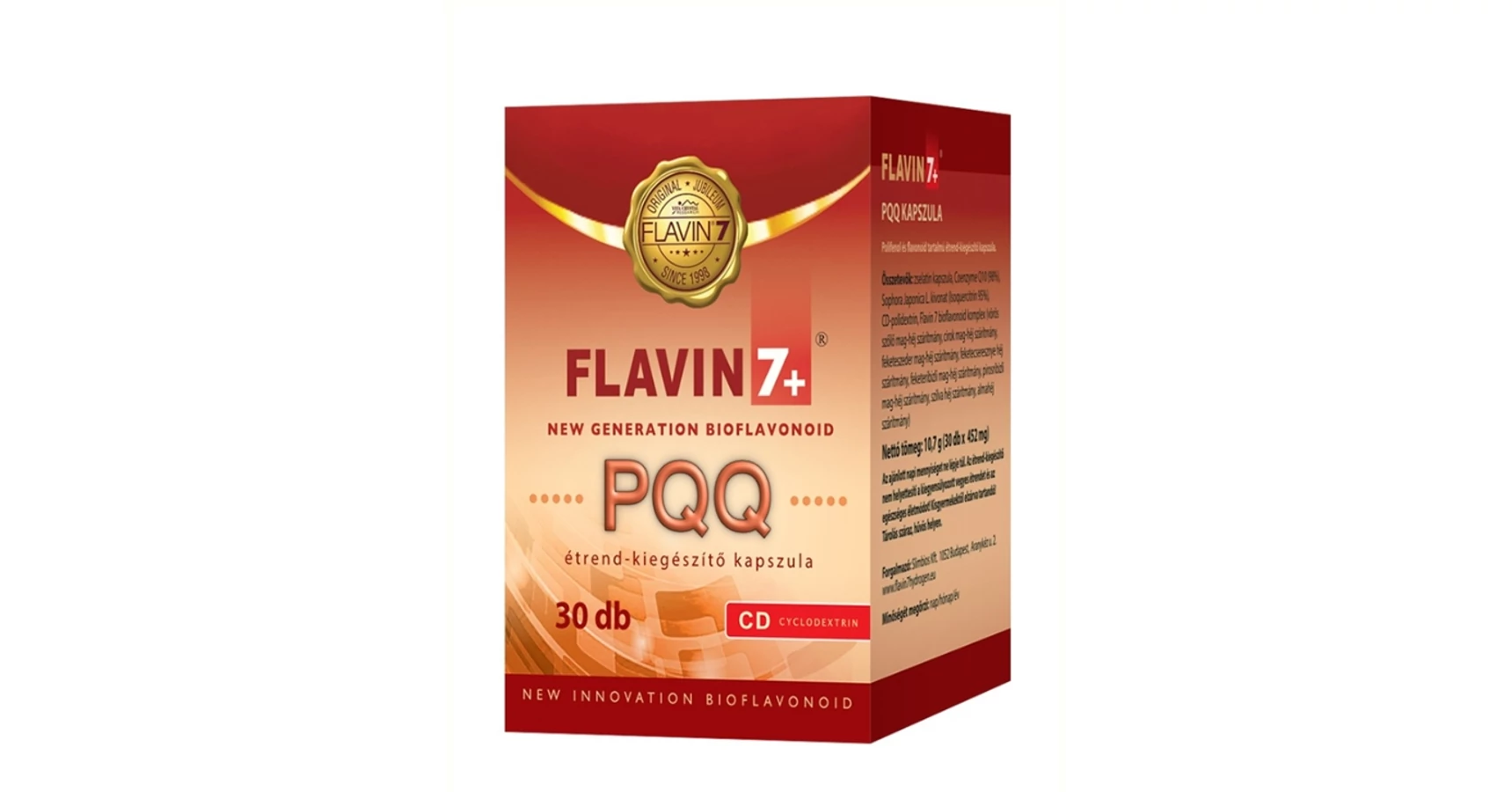 Flavin7 PQQ 30 kapszula - Flavin7 webáruház