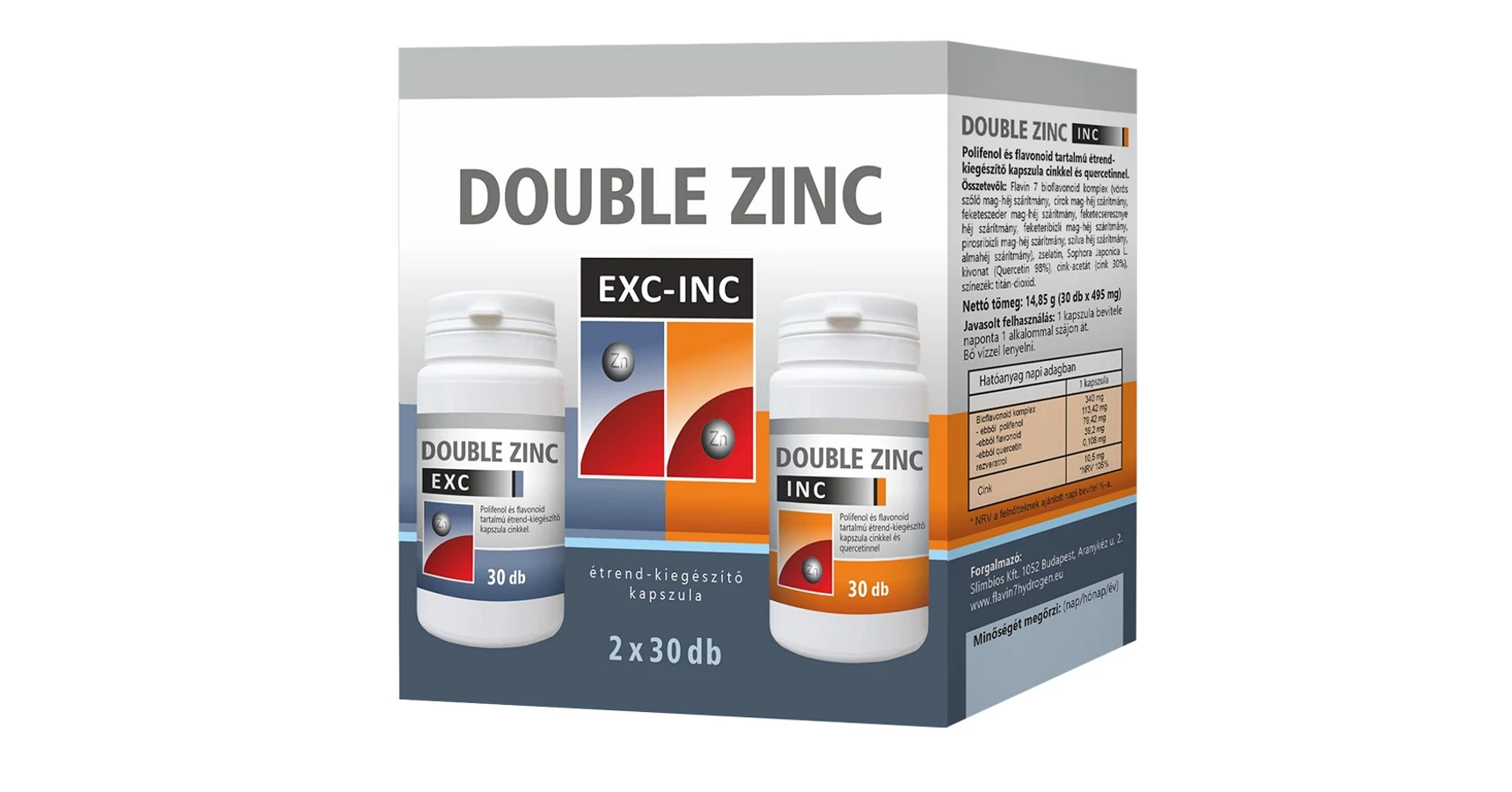 Double Zinc Exc-Inc 2x30db - Flavin7 webáruház